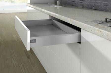 Hettich Arcitech Silver 500 Mm Drawer System Set ( 40 Kg ), Height 94 Mm