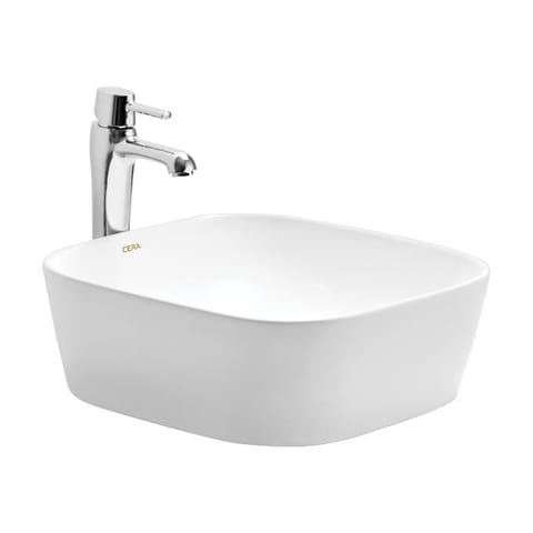 Cera COLMIN TABLE TOP WASH BASIN SNOW WHITE