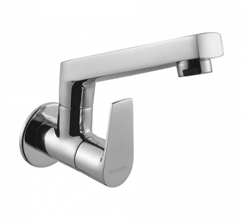 Hindware Element Sink Cock With Swivel Casted Spout (Wall Mounted)